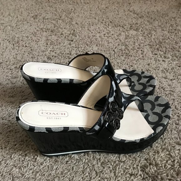 Coach | Shoes | Coach Gypsy Womens Wedge Sandals | Poshmark